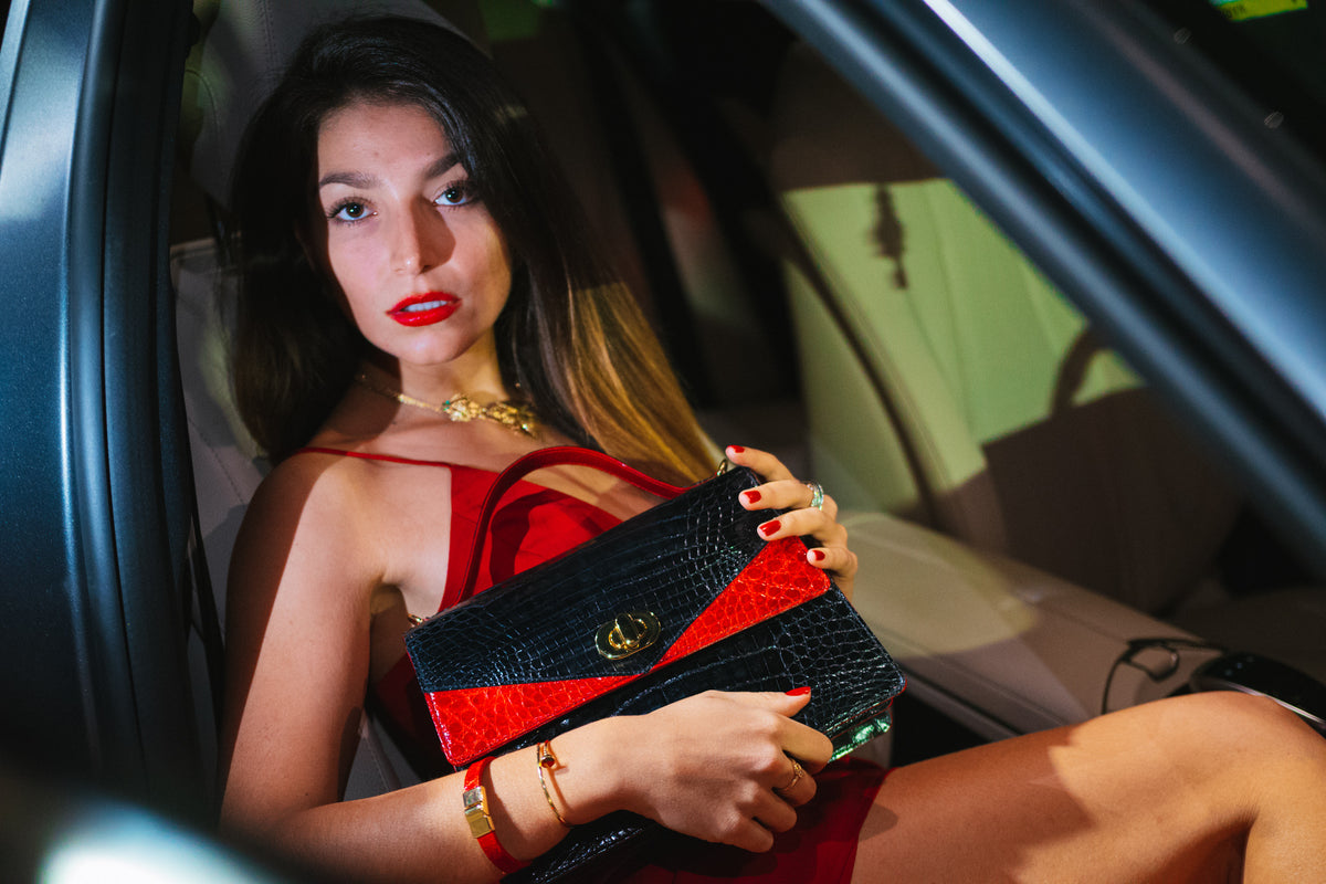Authentic Crocodile Bag - Black Kaya Icon – Rosso